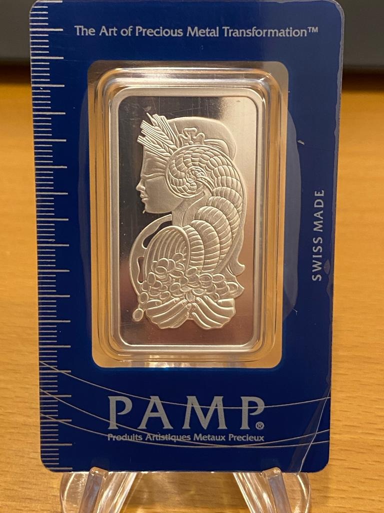 Pamp Suisse Lady Fortuna 1 oz Silver Minted Bar in Assay, Hobbies ...