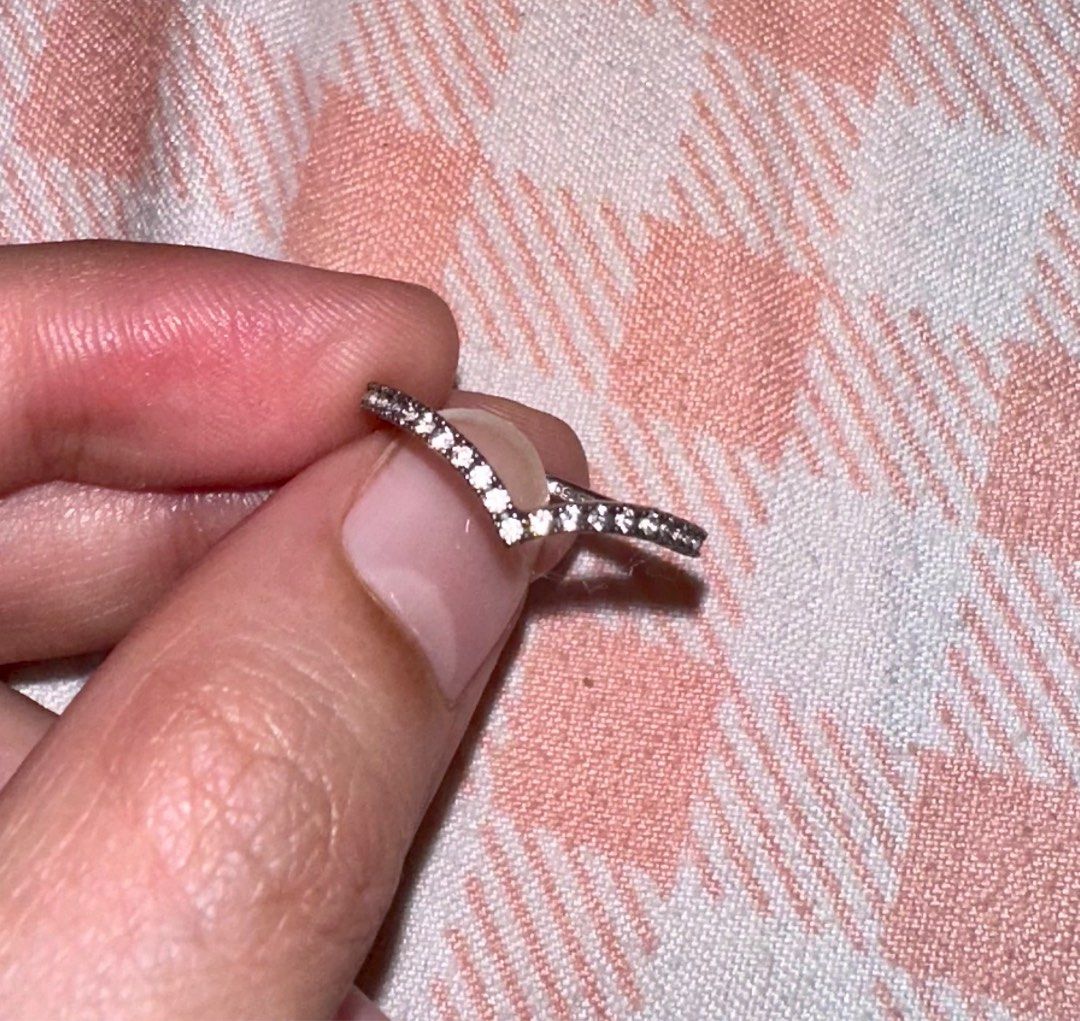 Pandora wishbone ring, Men's Fashion, Watches & Accessories, Jewelry on ...