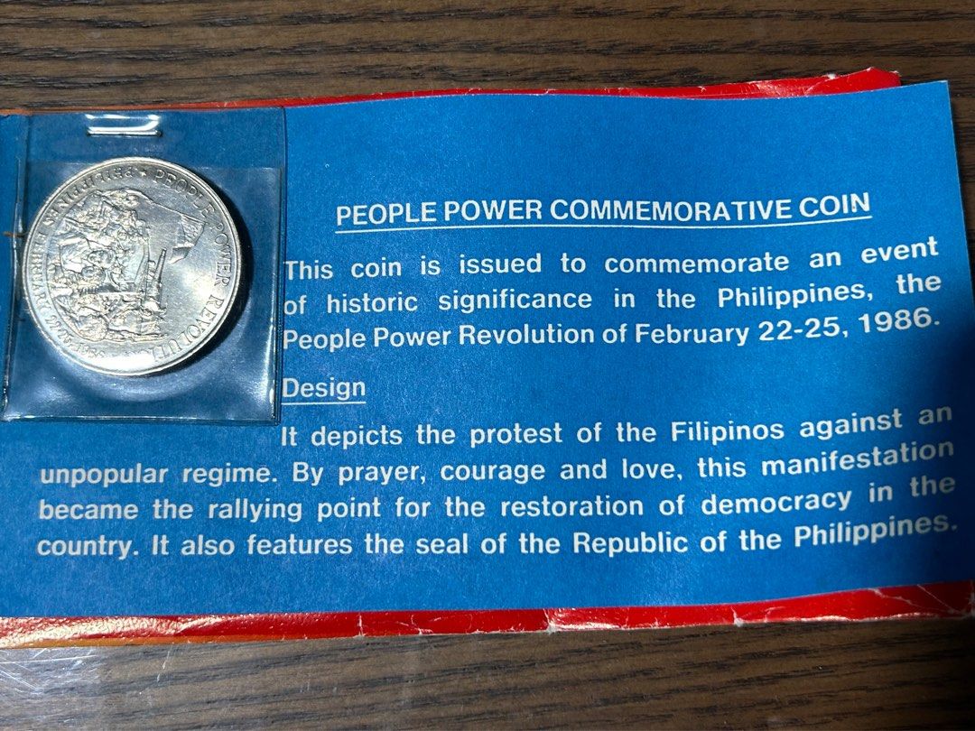 People Power Commemorative Coin, Hobbies & Toys, Memorabilia ...
