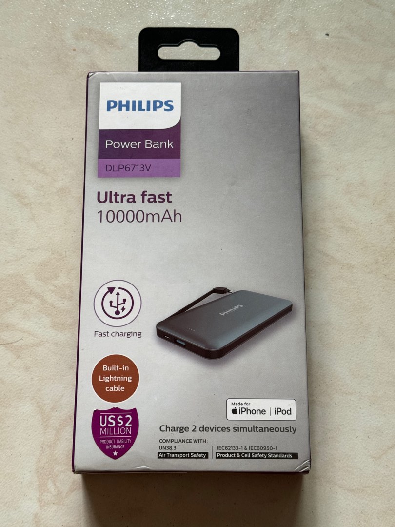 Philips Power Bank 10000mAh, Mobile Phones & Gadgets, Mobile & Gadget ...