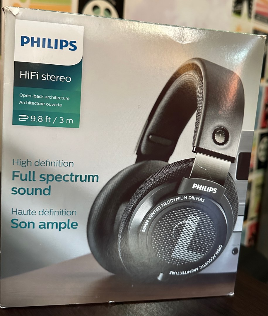 Philips SHP9500 HiFi Precision Stereo Over-Ear Headphones / SHP 9500 ...