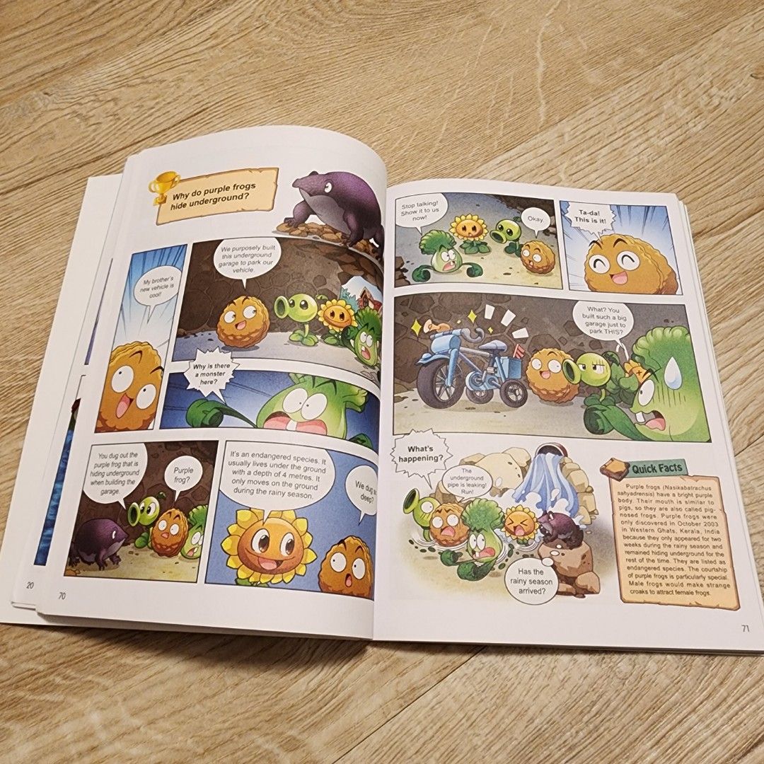 Plants vs. Zombies 2 Science Comic, Hobbies & Toys, Books & Magazines ...