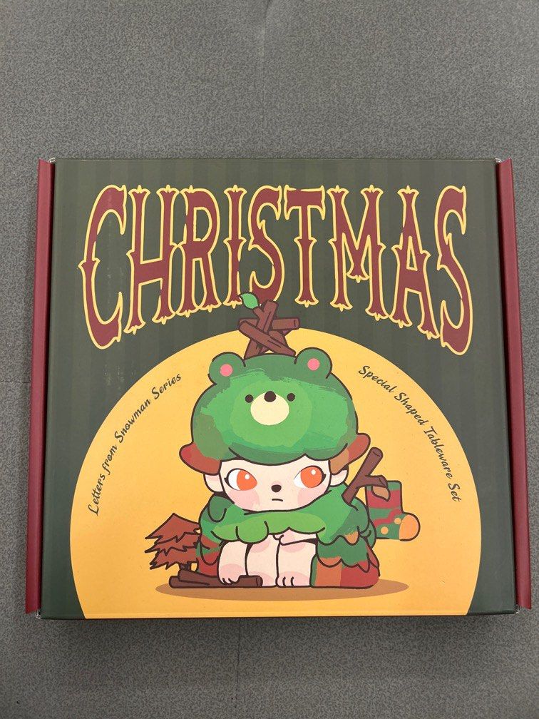 POP MART: DIMOO Letters from Snowman Series - Special Shaped Tableware ...