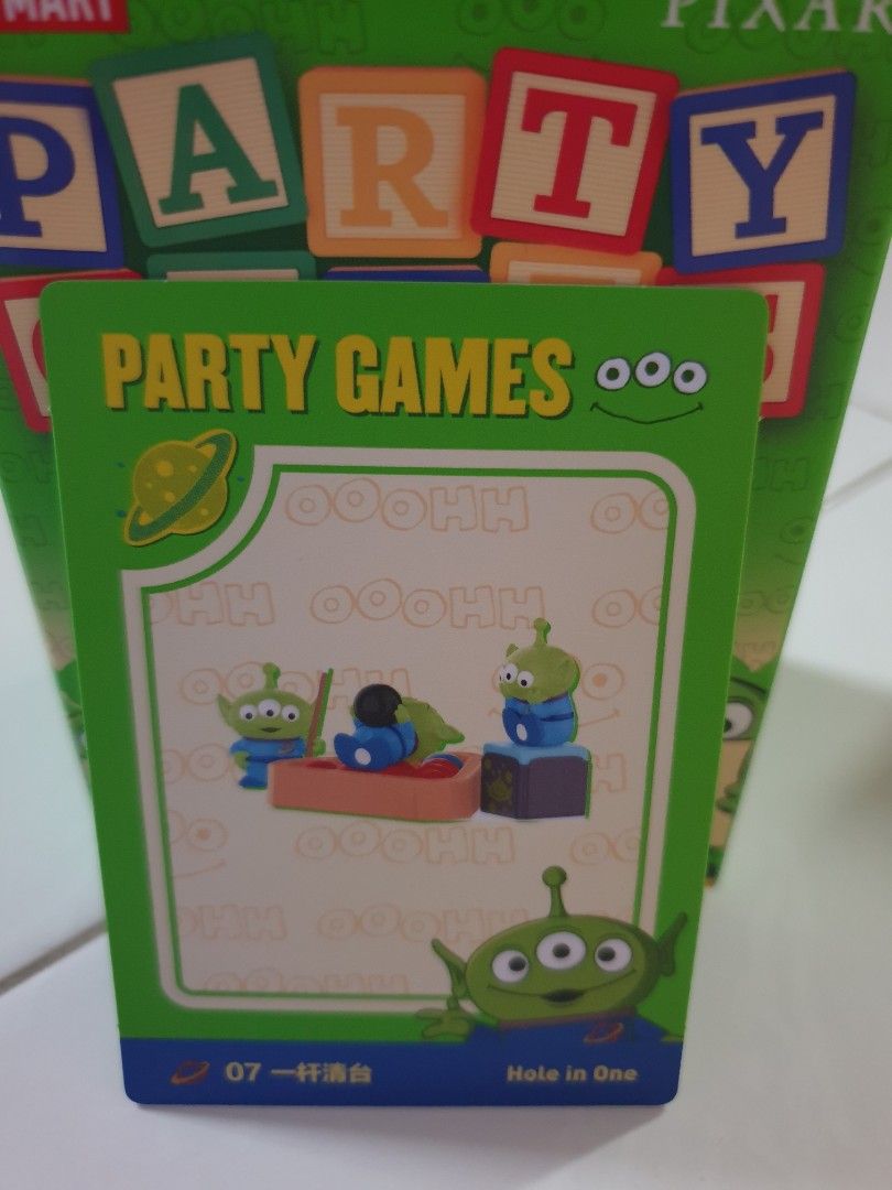 Popmart Pixar Alien Party Games - Hole in One, Hobbies & Toys, Toys ...