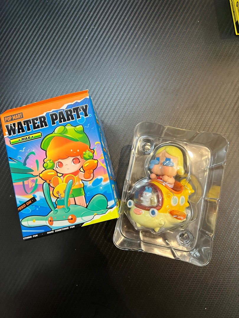 POPMART WATER PARTY - cry baby, Hobbies & Toys, Toys & Games on Carousell