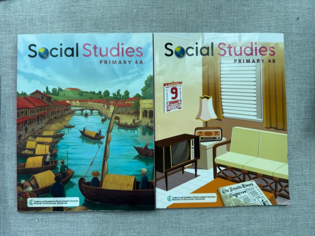 Primary 4 Social Studies Textbooks, Free Items on Carousell