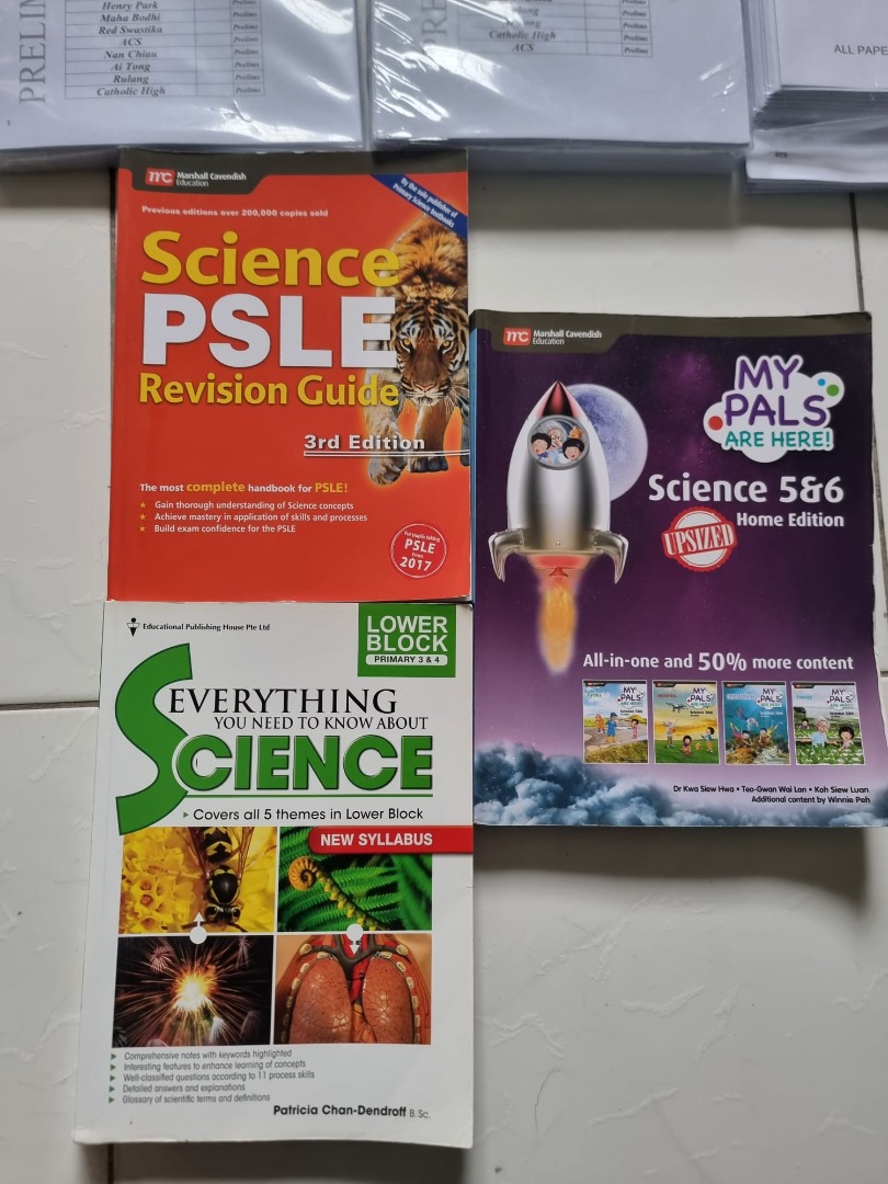 Primary 6 PSLE science books, Hobbies & Toys, Books & Magazines ...