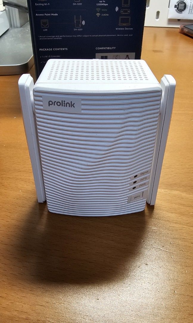 Prolink Wi-Fi Extender (DH-5201) Dual Band, TV & Home Appliances ...