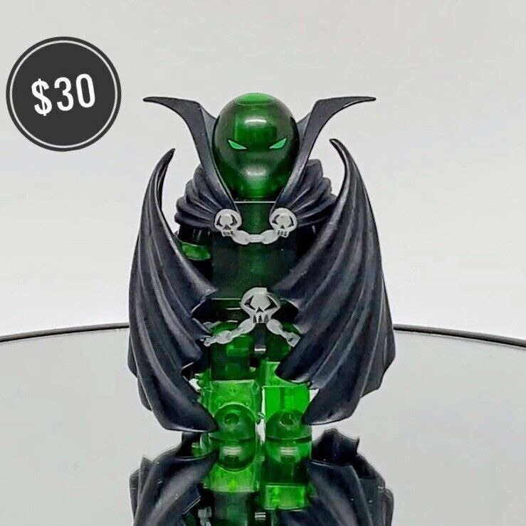 Rare Medicom x McFarlane Toys Necroplasm Spawn Kubrick Clear Green ...