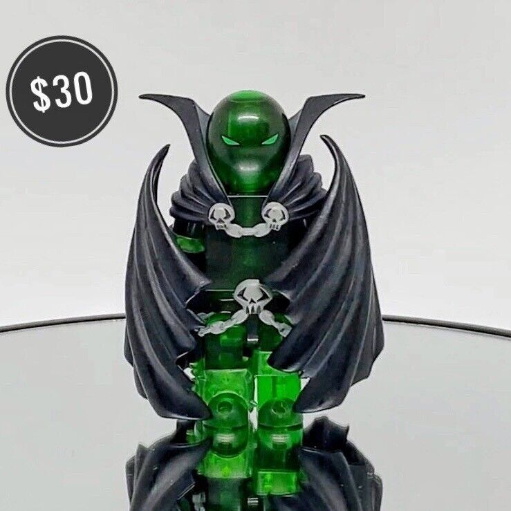 Rare Medicom x McFarlane Toys Necroplasm Spawn Kubrick Clear Green ...