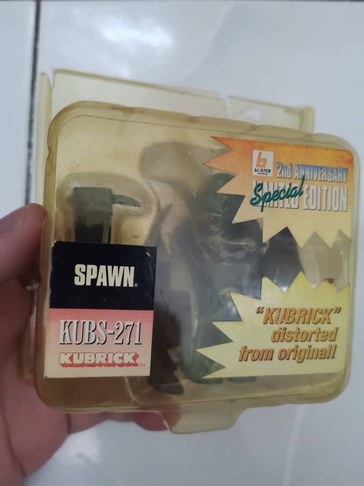 Rare Medicom x McFarlane Toys Necroplasm Spawn Kubrick Clear Green ...