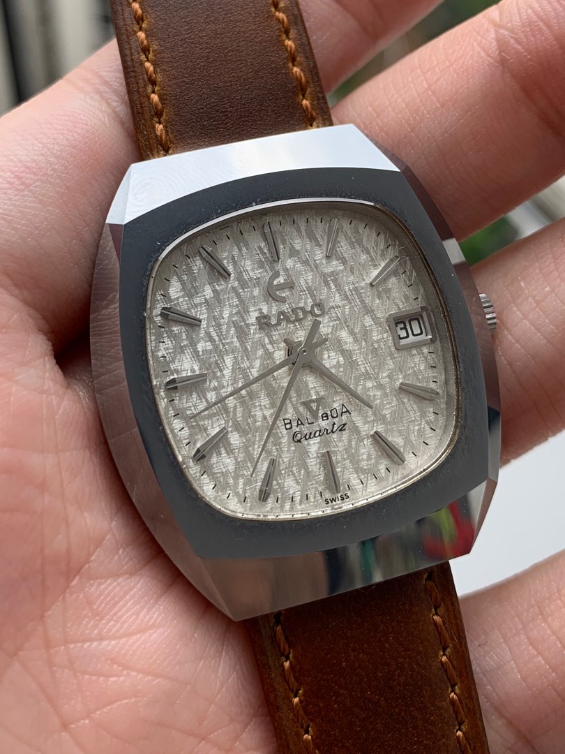 (Rare) Rado Balboa crystalline pattern dial, Men's Fashion, Watches ...