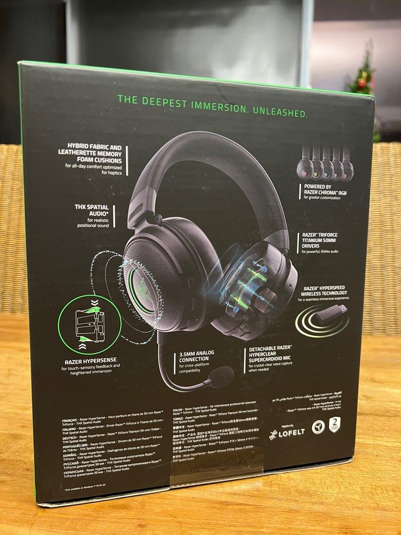 Razer Kraken V3 Pro, Audio, Headphones & Headsets on Carousell