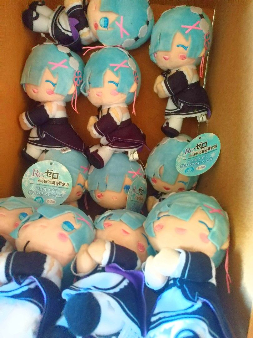 Re Zero Rem Hug with paper tag, Hobbies & Toys, Toys & Games on Carousell