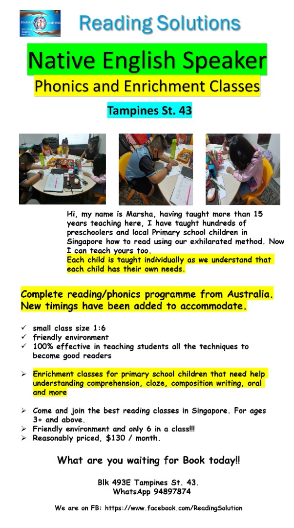 Reading Solutions - Native Speaker - Best phonics/reading programme in ...