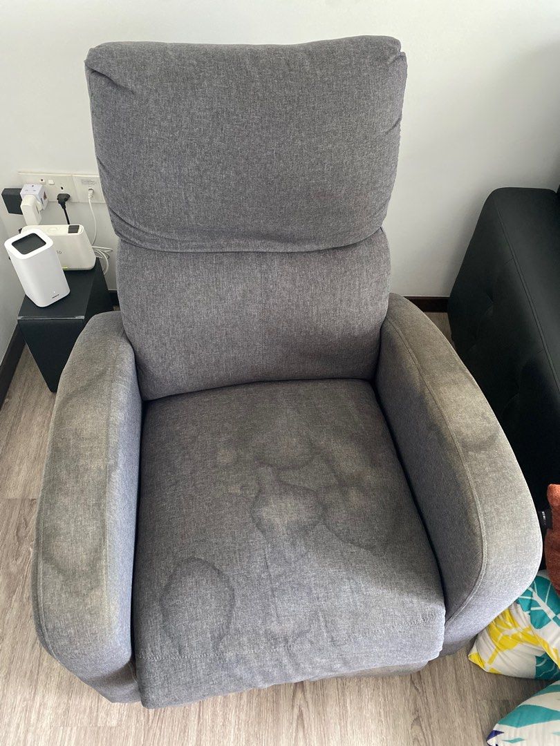 Recliner sofa Arm chair fabric, Furniture & Home Living, Furniture ...