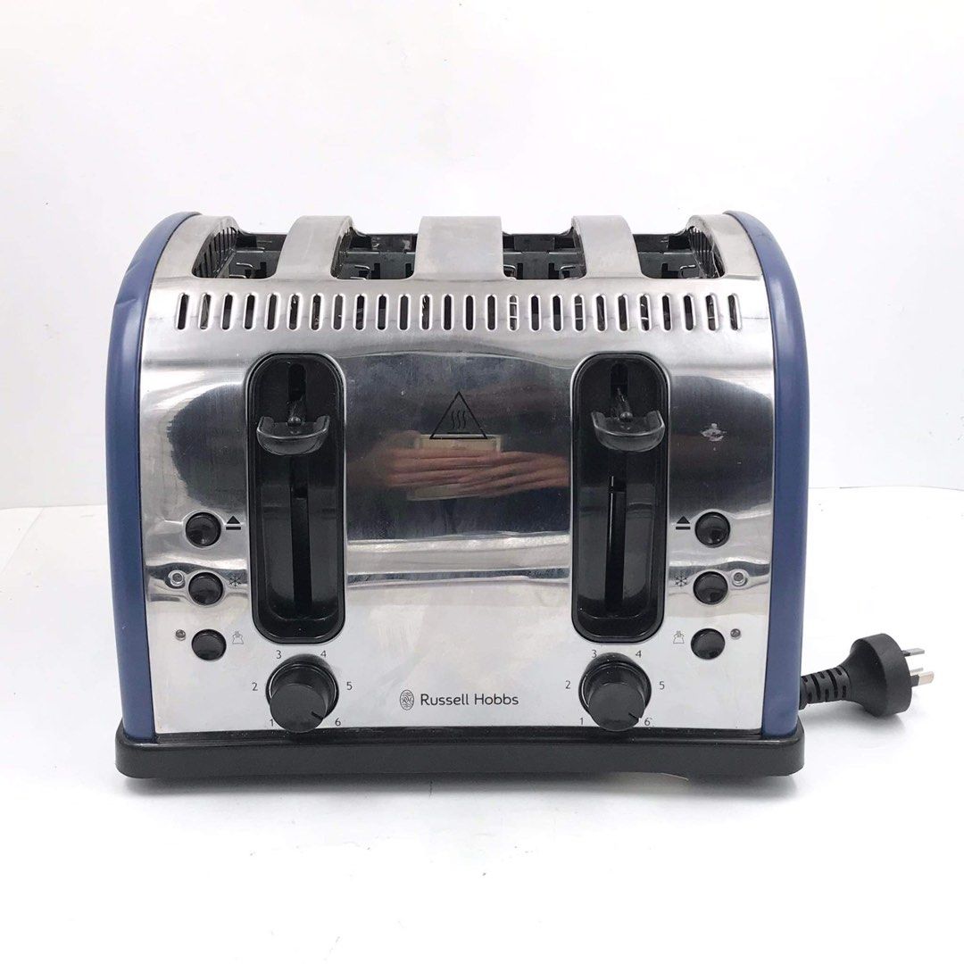 RUSSELL HOBBS RHT74 4-Slice Vintage Toaster ( Navy Blue) 220volts w ...