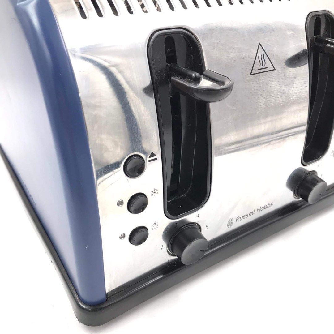 RUSSELL HOBBS RHT74 4-Slice Vintage Toaster (Navy Blue) 220volts w dent ...