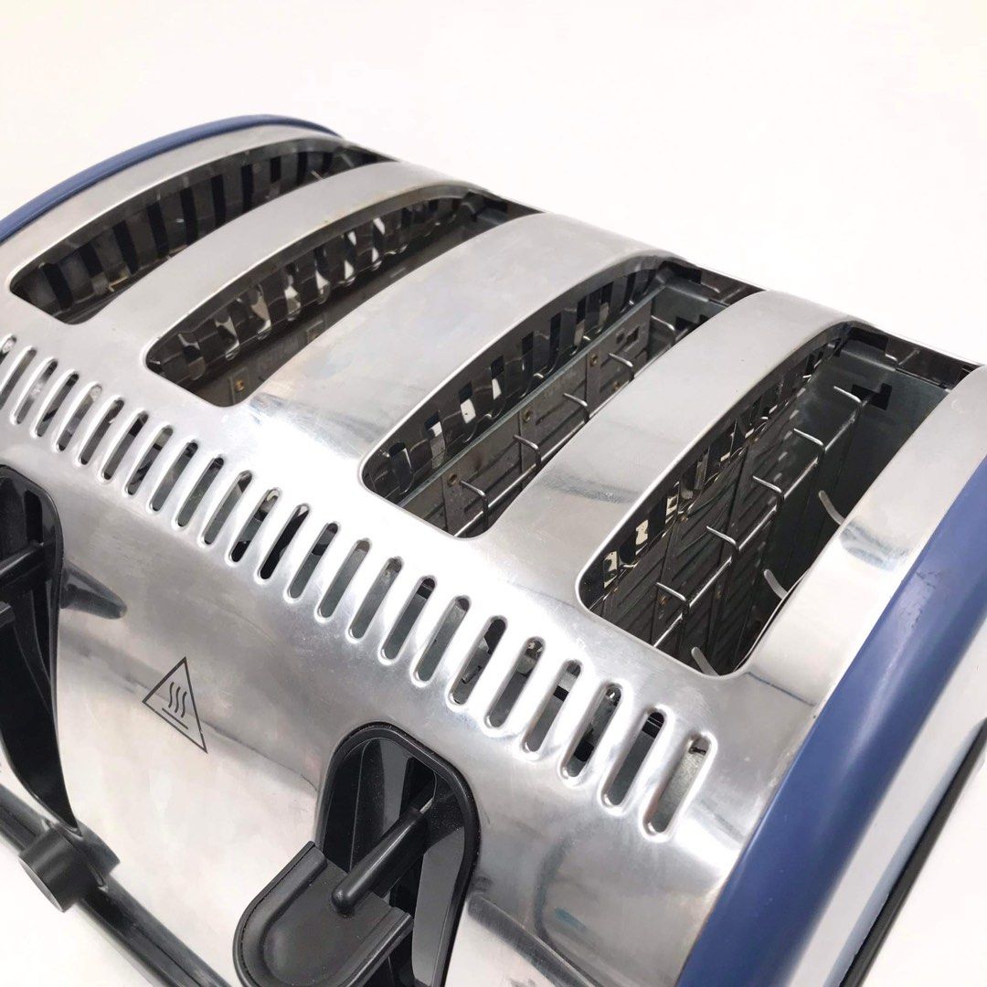 RUSSELL HOBBS RHT74 4-Slice Vintage Toaster (Navy Blue) 220volts w dent ...