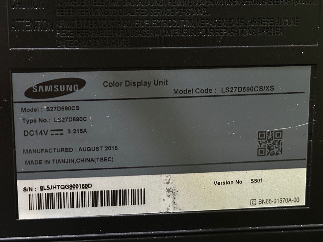 Samsung 27 inch dual curved monitor with arm, Computers & Tech, Parts ...