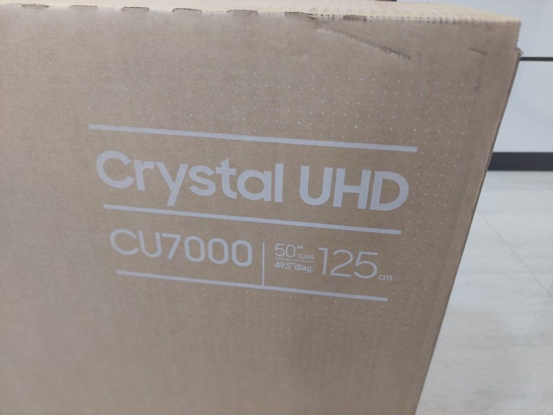 Samsung 50" CU7000 smart TV Crystal UHD Brand new in Box, TV & Home ...