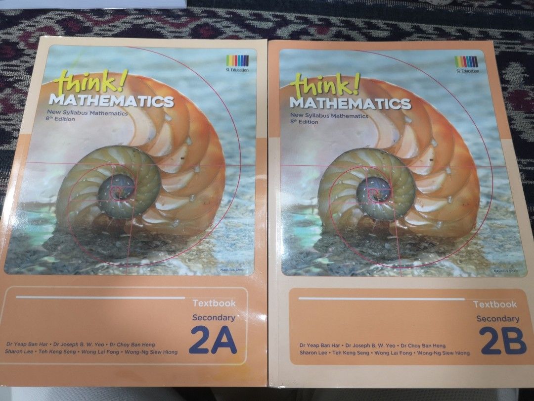 Secondary 2 Math Textbook, Hobbies & Toys, Books & Magazines, Textbooks ...