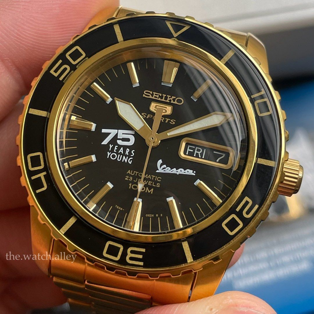 Seiko 5 Sports - Fifty Five Fathoms Vespa 70th Anniversary - Limited ...
