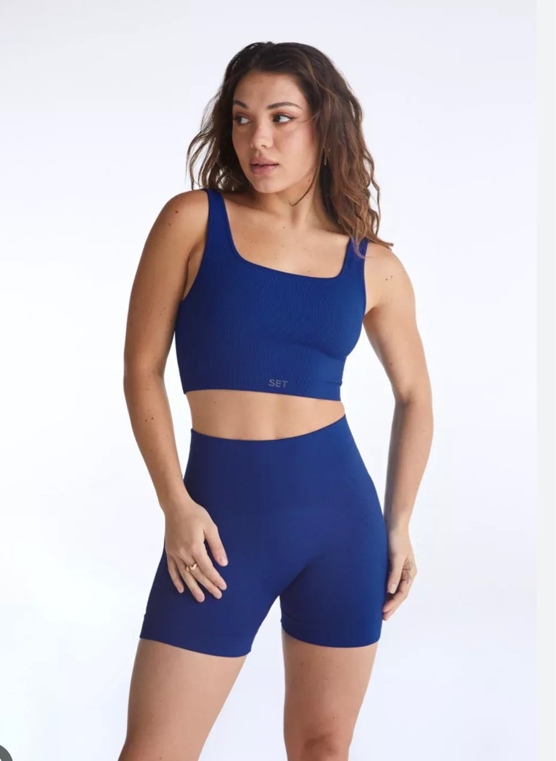 SET ACTIVE sculptflex STRIKE box bra and leggings set, Women's Fashion ...