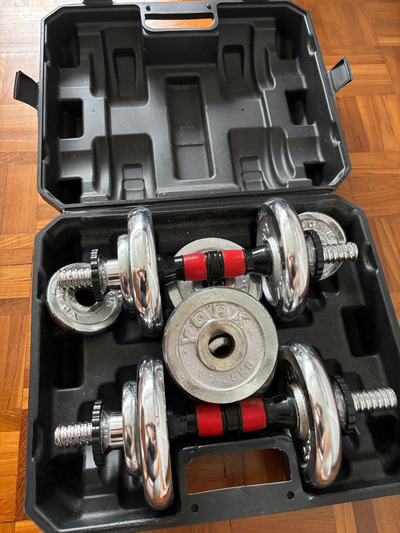 Set of weights, Sports Equipment, Exercise & Fitness, Weights ...