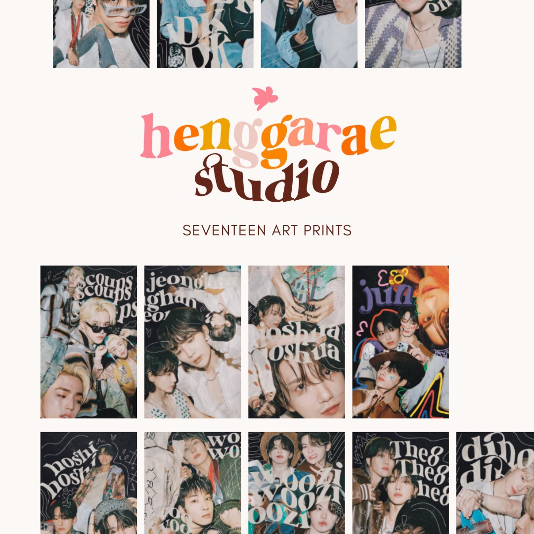 SEVENTEEN Art Prints (Comic Cutouts from Seventeenth Heaven), Hobbies ...