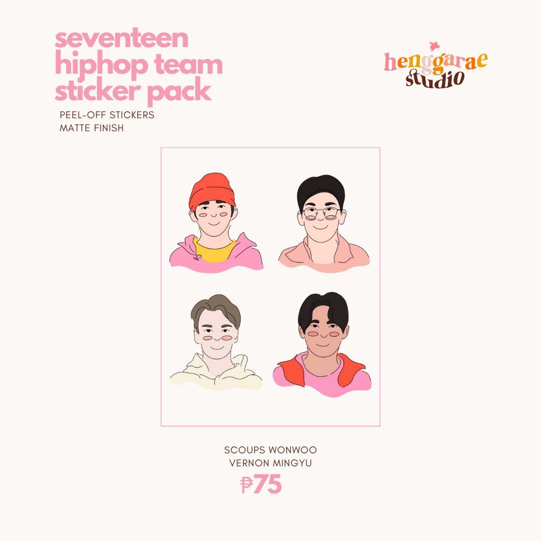 SEVENTEEN Sticker Packs, Hobbies & Toys, Memorabilia & Collectibles, K ...
