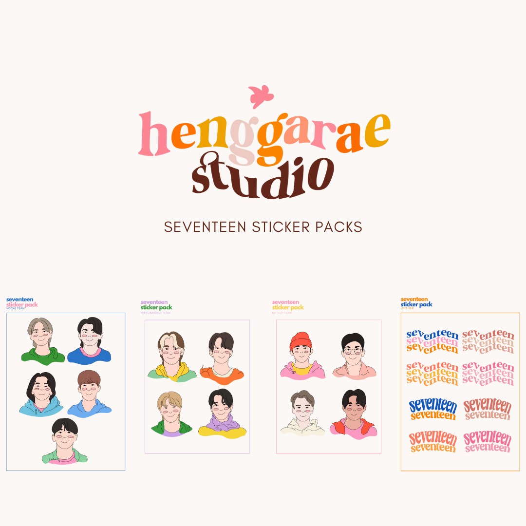 SEVENTEEN Sticker Packs, Hobbies & Toys, Memorabilia & Collectibles, K ...