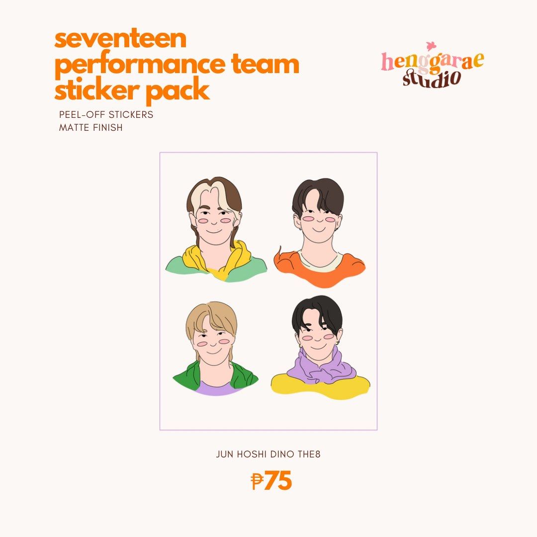 SEVENTEEN Sticker Packs, Hobbies & Toys, Memorabilia & Collectibles, K ...