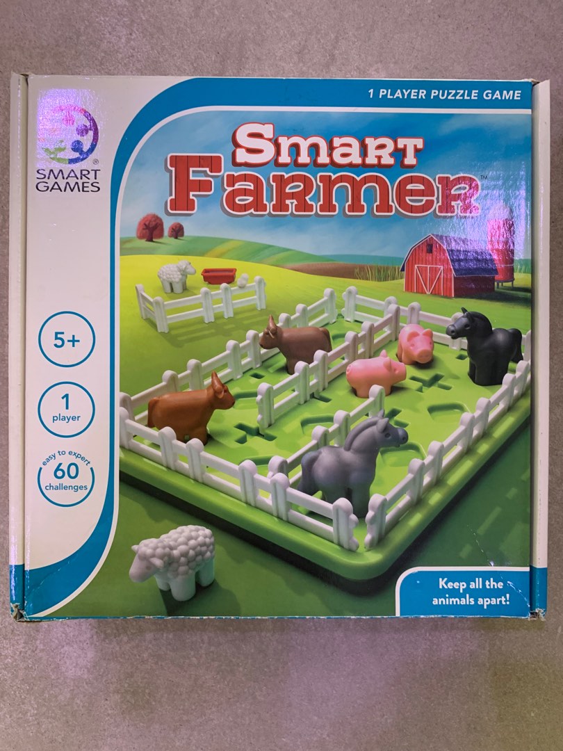 SmartGames Smart Farmer Puzzle Game, Hobbies & Toys, Toys & Games on Carousell