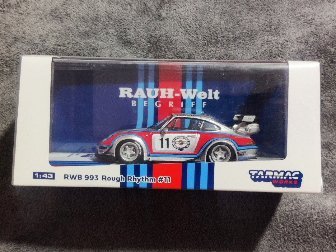 Tarmac Works Porsche 993 Rough Rhythm RWB Martini 1:43, Hobbies & Toys ...