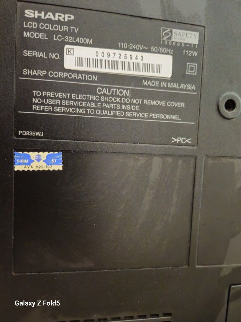 Television Sharp Aquos 32 inches, TV & Home Appliances, TV ...