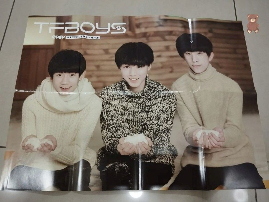 TFBoys Posters Part 1, Hobbies & Toys, Collectibles & Memorabilia, K-Wave on Carousell