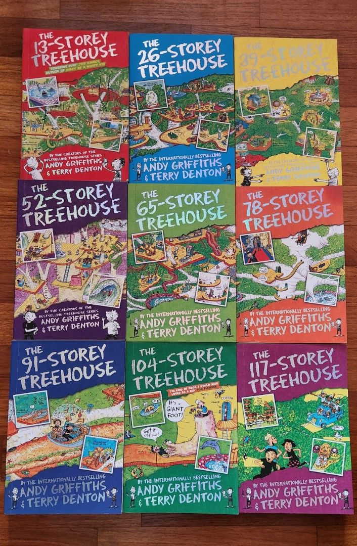 The 13-storey Treehouse series (9 books), Hobbies & Toys, Books ...