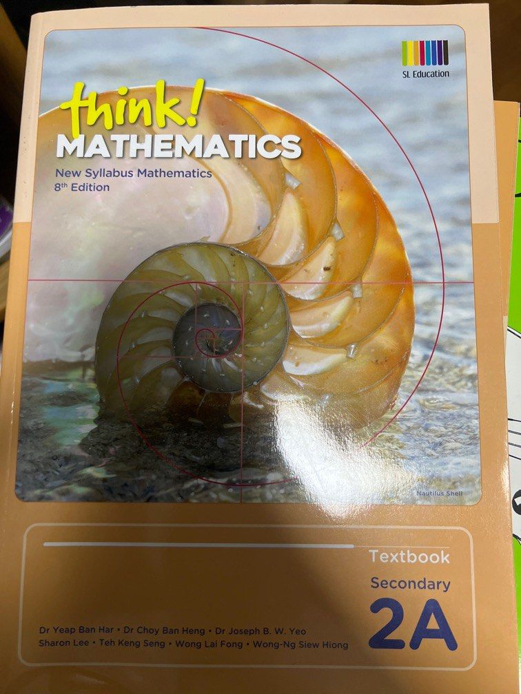 think Mathematics secondary 2A text book, Hobbies & Toys, Books ...