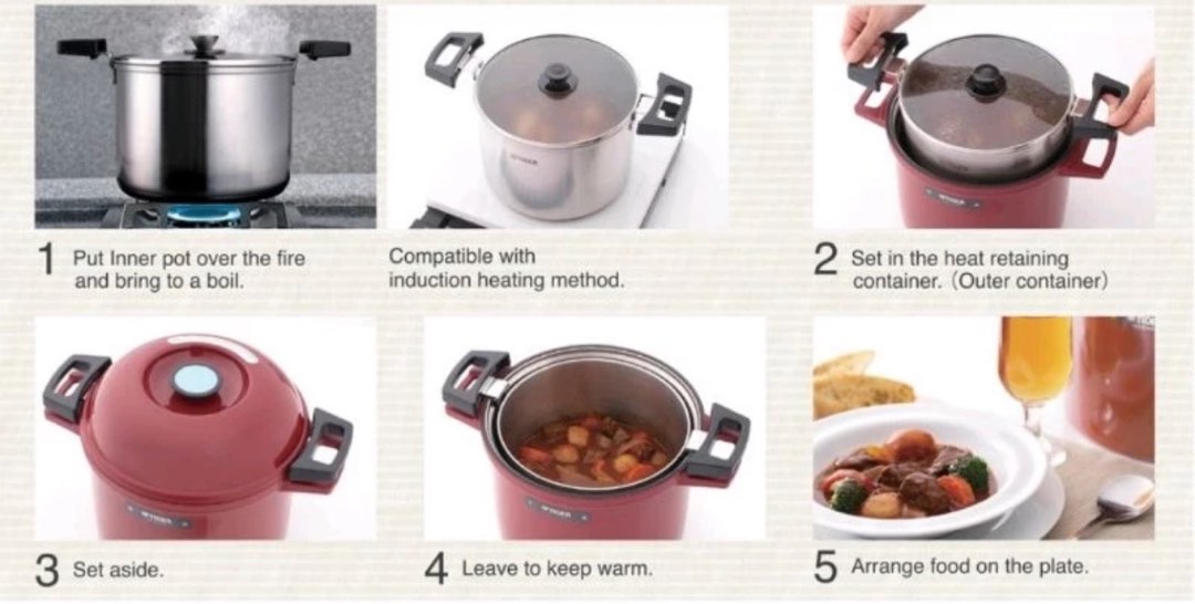 Tiger Thermal Magic Cooker NFH-G450 RJ (4.5L), TV & Home Appliances ...