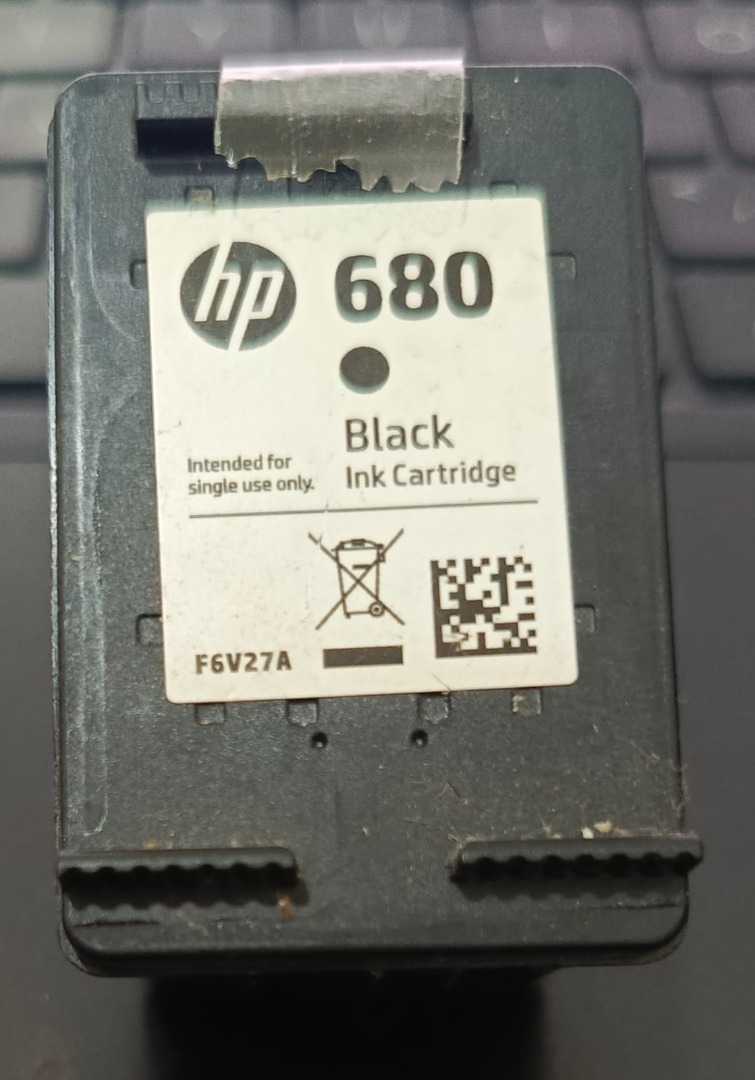 Tinta Kosong HP 680 BLACK, Elektronik, Bagian Komputer & Aksesoris di ...