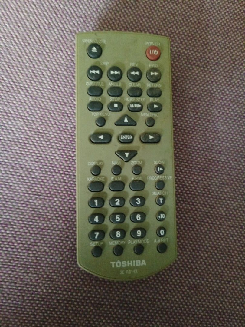 Toshiba Remote Control, TV & Home Appliances, TV & Entertainment, TV Parts & Accessories on ...