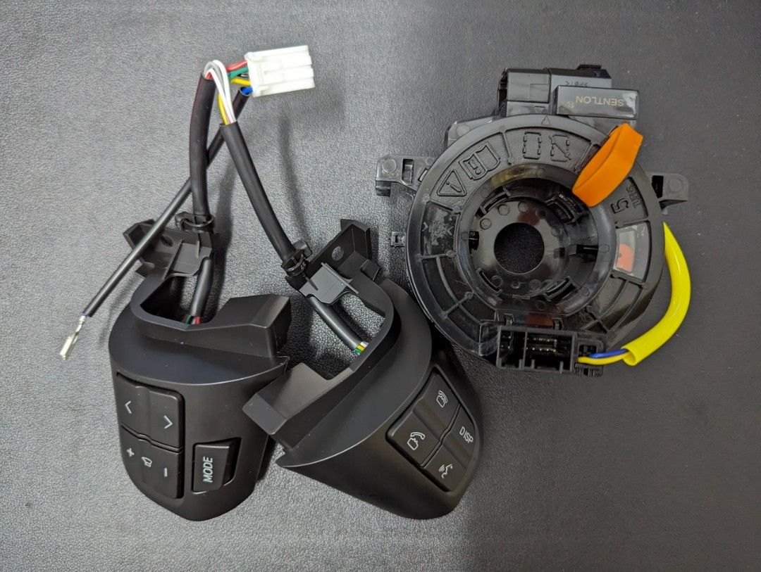 Toyota Vios NCP93 Steering wheel control + Clock Spring, Auto Accessories on Carousell