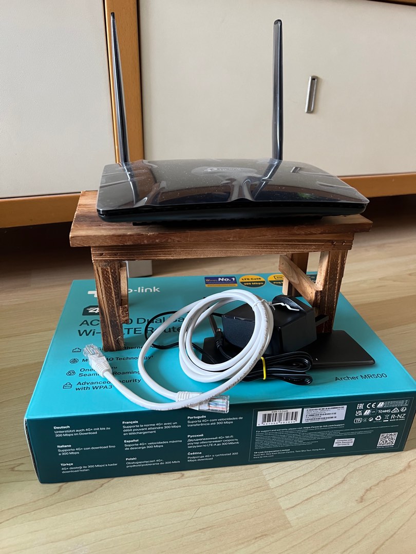 TP-Link Archer MR500 4G+ Cat6 AC1200 Wireless Dual Band Gigabit Router ...