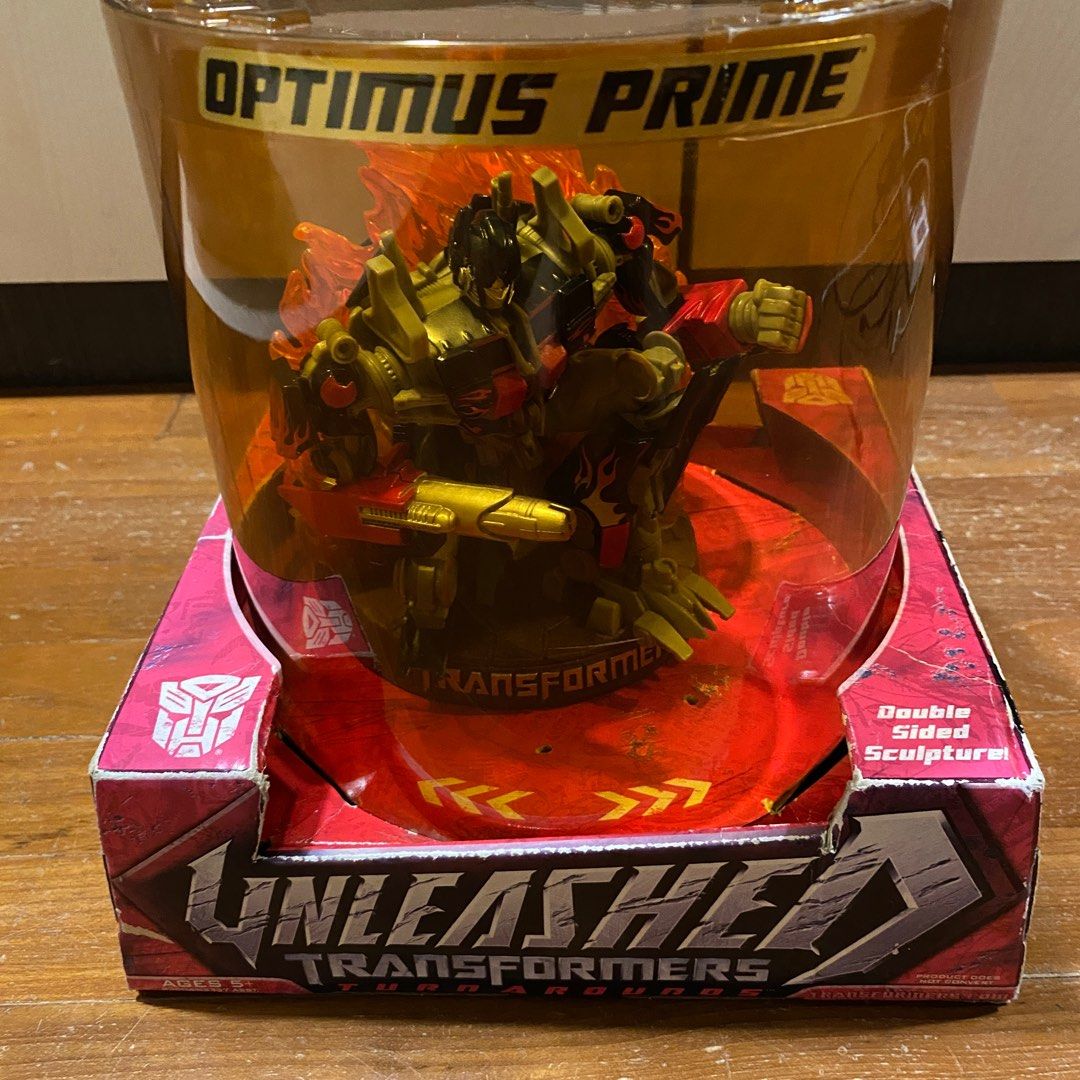 Transformers 2007 Unleashed Turnarounds Movie Optimus Prime Autobot ...