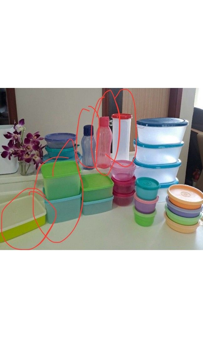 Tupperware containers, Furniture & Home Living, Kitchenware & Tableware ...