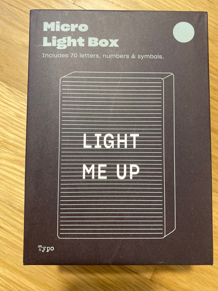 Typo micro light box, Computers & Tech, Parts & Accessories, Other ...