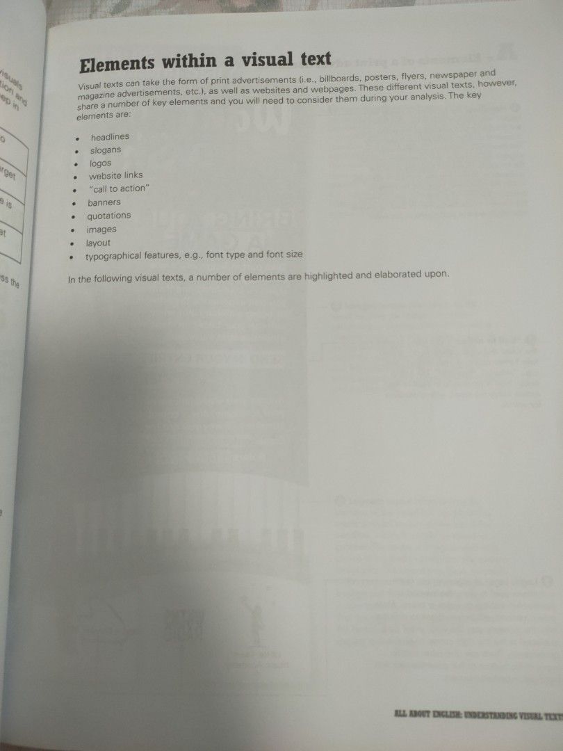 Understanding Visual Texts lower secondary express, Hobbies & Toys ...