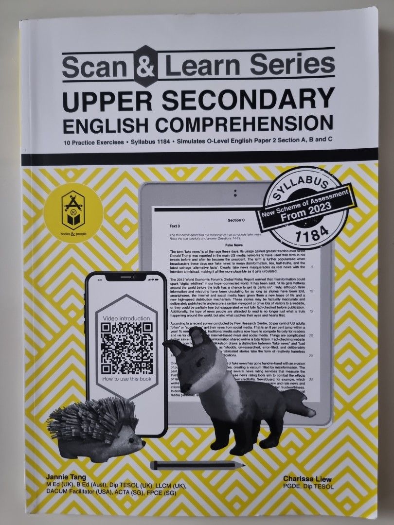 Upper Secondary English Comprehension, Hobbies & Toys, Books ...