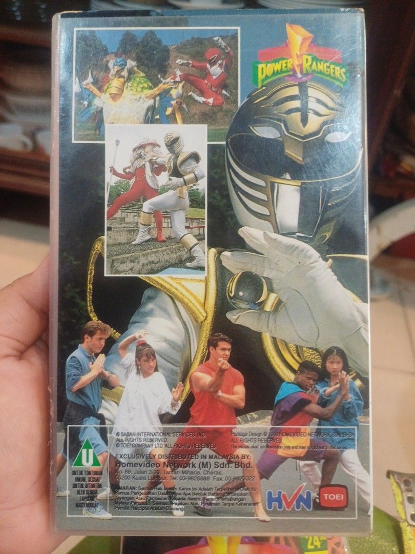Vintage VHS Power rangers, Hobbies & Toys, Collectibles & Memorabilia, Vintage Collectibles on ...